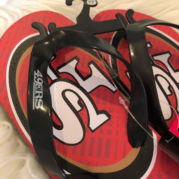 NFL | Shoes | Nfl San Francisco 49ers Youth Flip Flops | Poshmark